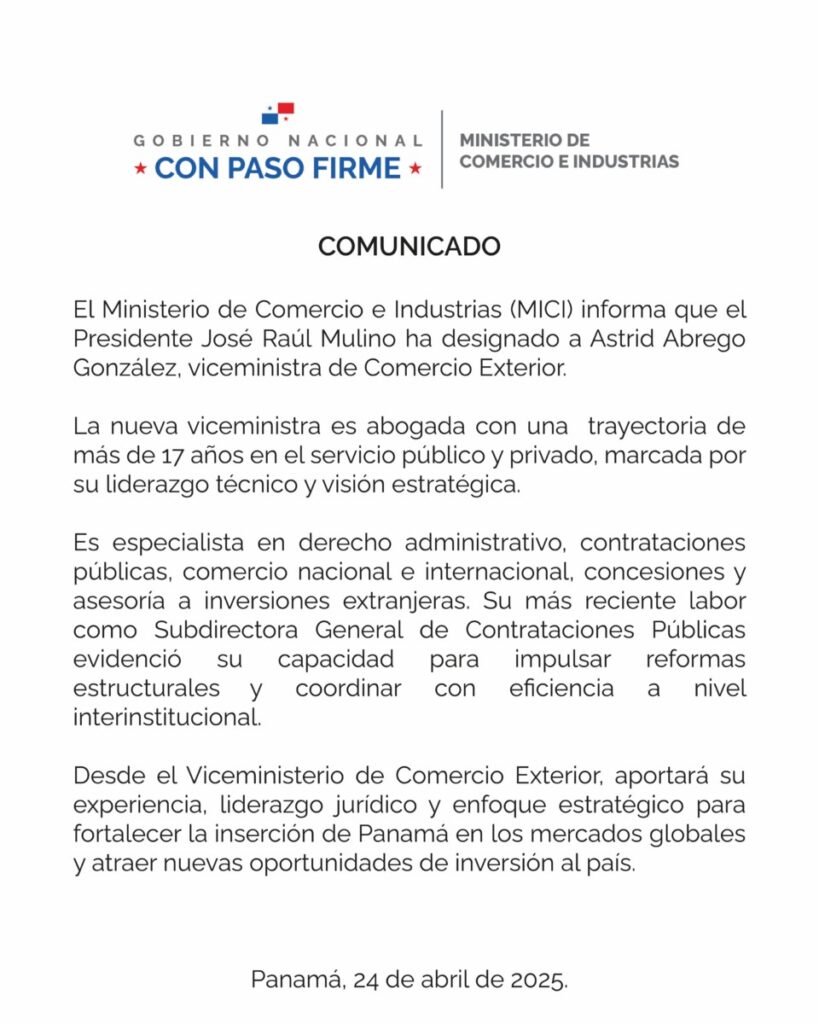 MICI – Ministerio de Comercio e Industrias Panamá